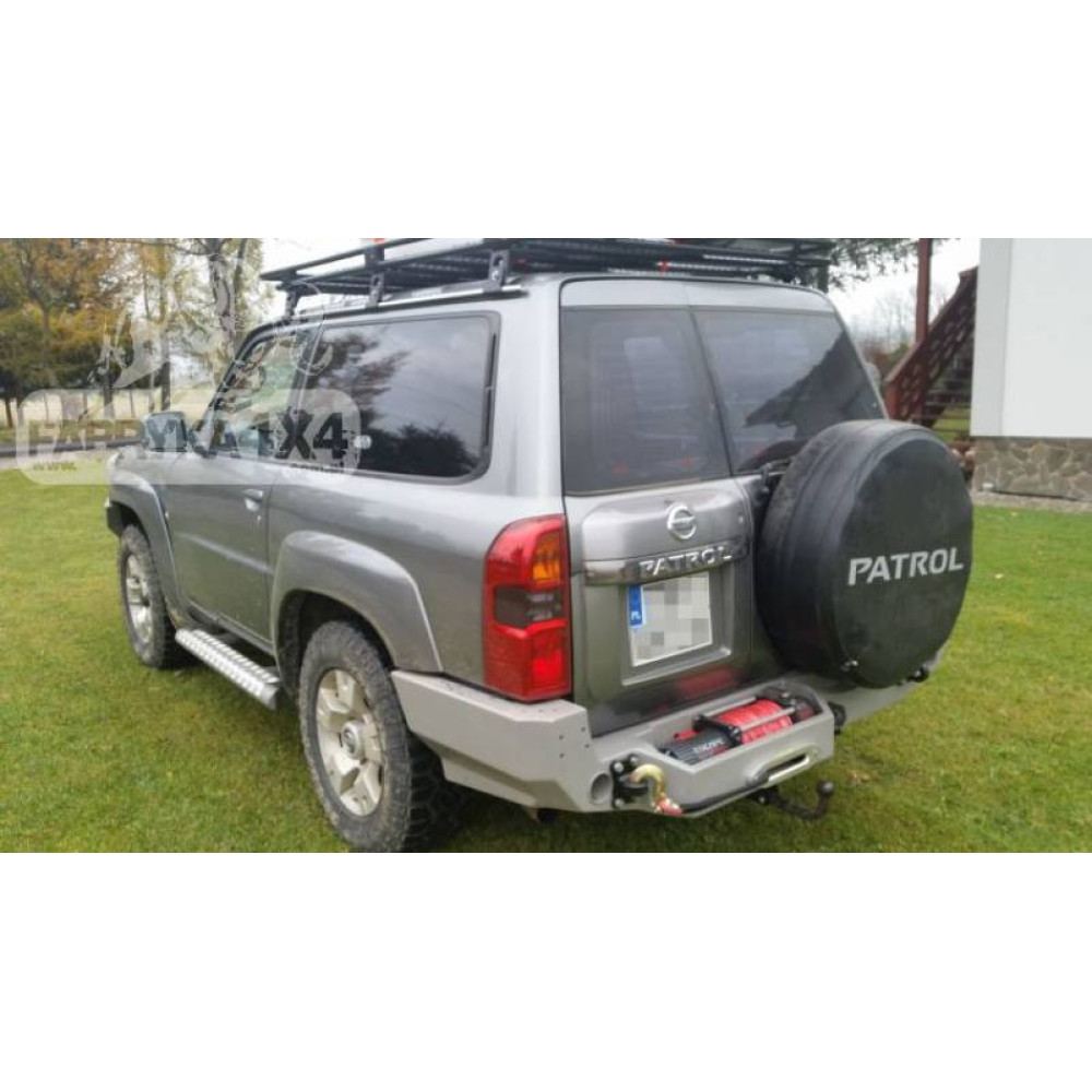 Fabryka 4x4 Rear Steel Winch Bumper for Nissan Patrol Y61 ...